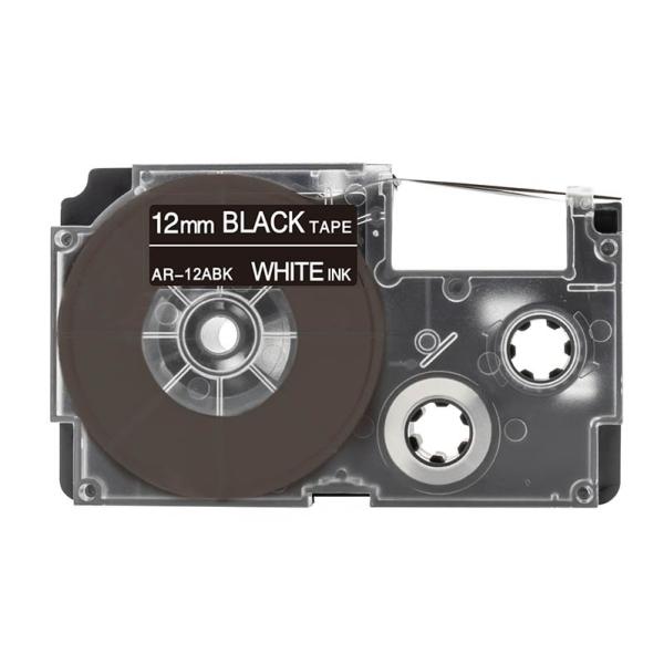 ★高品質なのに低価格！★裏紙の中央にスリット（切込み）が入っているのではがしやすい！CASIO NameLand 用互換テープカセットテープ幅　：12ｍｍテープ長さ：8ｍ※メーカー純正品ではありませんが、高品質で問題なく使用できます。純正品...