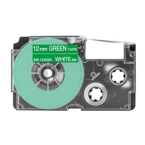 ★高品質なのに低価格！★裏紙の中央にスリット（切込み）が入っているのではがしやすい！CASIO NameLand 用互換テープカセットテープ幅　：12ｍｍテープ長さ：8ｍ※メーカー純正品ではありませんが、高品質で問題なく使用できます。純正品...