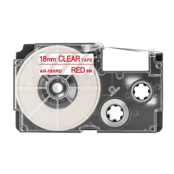 ★高品質なのに低価格！★裏紙の中央にスリット（切込み）が入っているのではがしやすい！CASIO NameLand 用互換テープカセットテープ幅　：18ｍｍテープ長さ：8ｍ※メーカー純正品ではありませんが、高品質で問題なく使用できます。純正品...