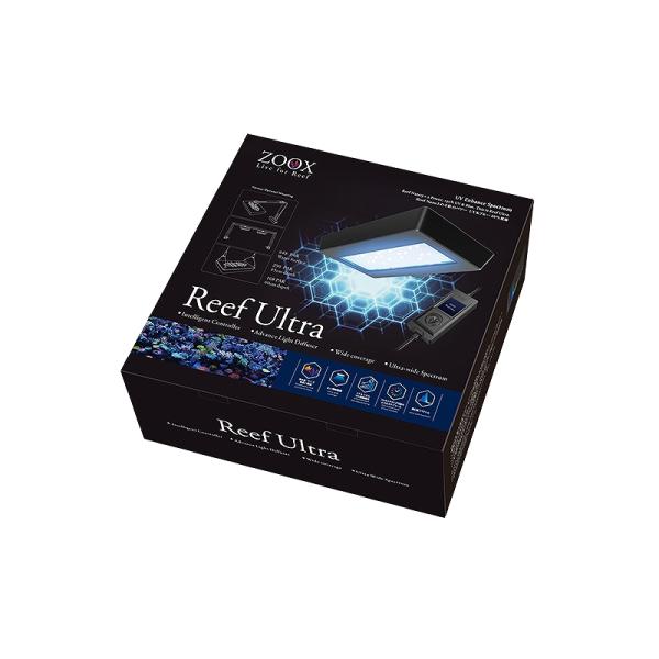 ZOOX最上位クラスのハイパワーLED。妥協なき光の表現力で、サンゴの潜在美を最大限に引き出す。UV 395nm &amp; 420nm / 450nm / 460nm / 470nm ブルーを含む超広域スペクトルで蛍光発色と成長をサポート...