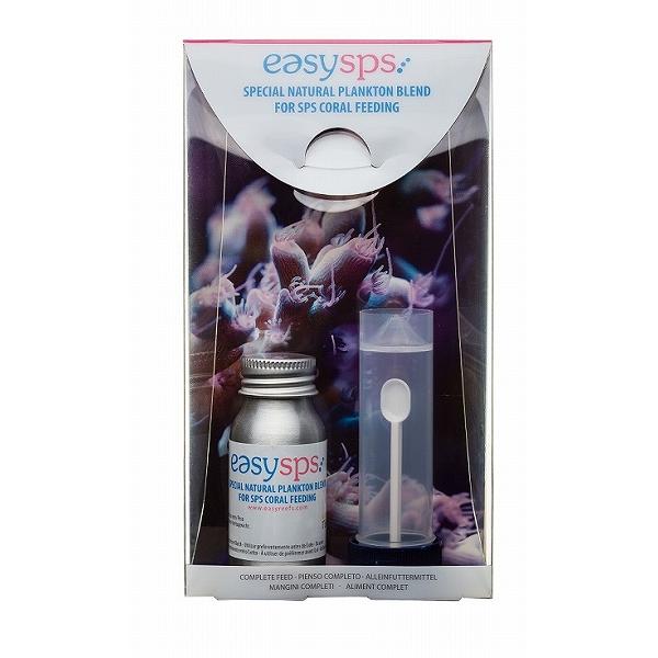 SPSコーラルを中心としたコーラルタンク用フードeasySPS は植物プランクトンと動物プランクトンをブレンドしたコーラルフードです。SPS（Short Polyp Stony corals）のような光合成と、捕食により栄養を満たすサンゴと...