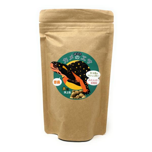 商品の説明水亀用の国内製造の浮上性飼料です。嗜好性や栄養価を上げ脂肪分を減らしβグルカンや善玉菌をプラスすることで、カメの健康維持と健康な成長を促進します。嗜好性向上にオキアミミールを配合。EP製法により消化吸収に優れ、崩れにくいです。善玉...