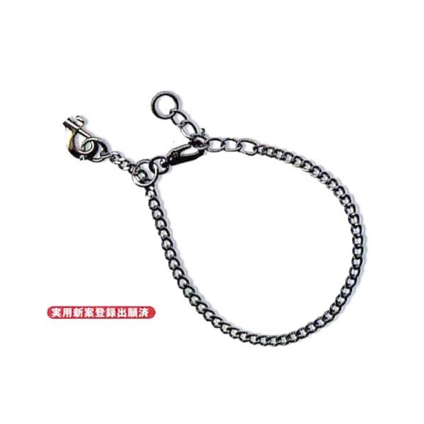 ◆メール便対応商品。ジャストフィットチェーンは引っ張りを防ぐ効果が抜群で、毛切れのすくない訓練用チョークチェーン。段階調整が可能なので、成長期のサイズ変更にも適応しします。頭をくぐらせることなくネツクレスのように7つのリングを選んでカチンと...