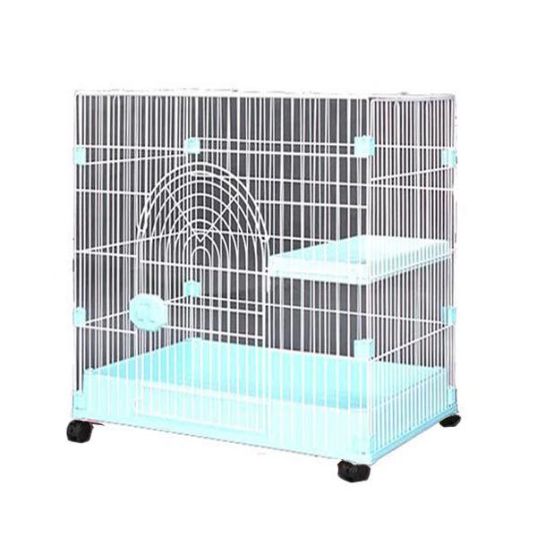 (※こちらの商品は 工場直送の為、代金引き換えでのご注文は出来ません。)GB　Sクラス　SC-01　猫用　(ブルー金網＆ブルーボトム) サイズ W700×D530×H760mm　重量:8.2kg 材質 網:スチール（鉄） 焼き付け粉体塗装　...