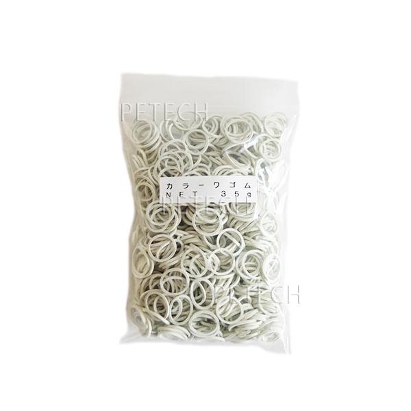 ◆メール便対応商品。リボンをペットに付けるときに使う輪ゴムです。国産品 サイズ 35g(1g約18本）、内径10mm メーカー 東京ペット商事(株)