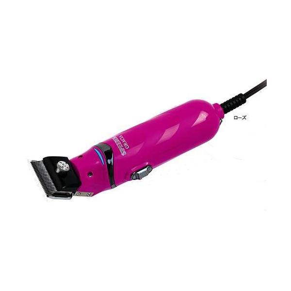 替刃1mm付きGRACIAは、重さ約250gと　SP-3より軽く、長時間の作業も疲れにくいです。モーターはカーボンレスモーターを使用、長持ち・パワフル設計。※一般の愛犬家の皆様はご注意ください。替刃はミリ数通りの長さで刈れるものではありませ...