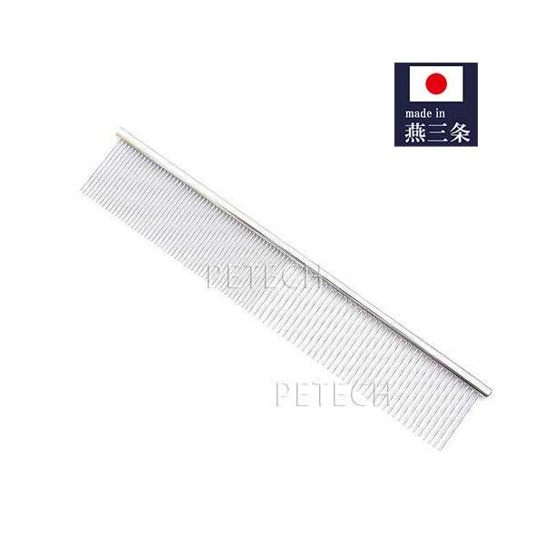 ◆メール便対応商品。【新潟県燕市の職人さんが作った信頼の日本製】大手メーカーのペットコームを手掛けている職人さんに作っていただいた高品質のオリジナルコームです。当社「PETECH」のロゴ入り。パッケージをカットし、お求めやすい価格で販売。簡...