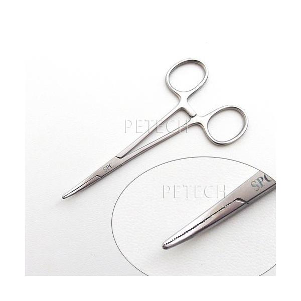 ◆メール便対応商品。犬の耳掃除（毛抜き）用カンシです。カーブタイプ　Ｓサイズです。トリマーさんがマルチーズやシーズなど長毛種のお手入れのときに使用します。耳の毛を抜いたり、拭く時に使います。プロのトリマーさんが使用する道具です。ご家庭で素人...