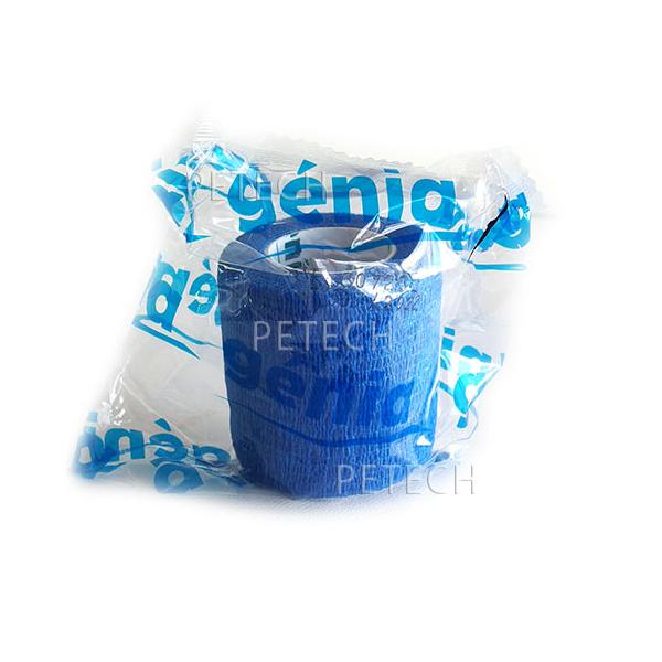 ストラップバンドは動物用の伸縮性粘着包帯です。【特徴】1、幅広い活用ができる。　●普段お使いの包帯の代替としてお使いいただけます。　●特に、剥がれにくいため、捻挫部の固定・創傷部の固定に適しています。2、適度な伸縮性。　●動物の自由な動きを...