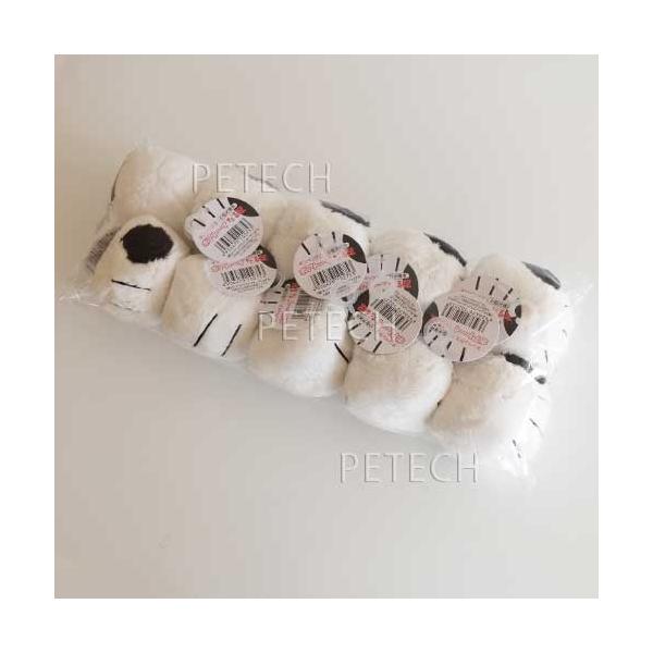 キンペックスのアイドルだるえもんの足型ペット用おもちゃです。10セットにしました。小型犬用の足型ボール。笛の音鳴りがよく、小型犬にちょうどいい大きさ！ワンちゃんが夢中になって遊びます。※ロットにより規格が多少異なる場合がございます。※小型犬...