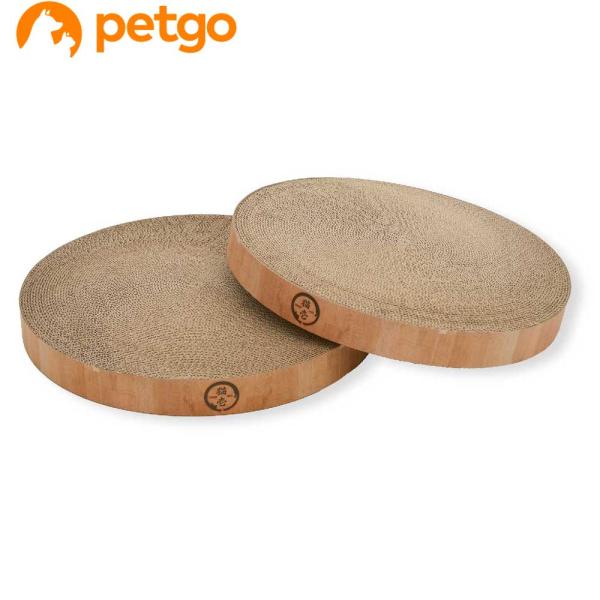 寝て良し、研いで良し。猫壱 バリバリボウルの交換用つめとぎ2個パックです。使用済みの爪とぎを外して、上からハメるだけ。 ワンタッチで誰でも簡単に爪とぎが交換できます。