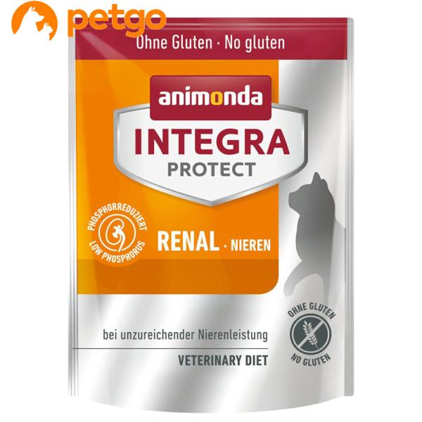 このフードは、慢性腎不全のネコ（慢性腎臓病=CKD）に対処するために特別に開発された療法食です。タンパク質とリンの含有量を減らしています。●グルテンフリー●低リン、低タンパク●大豆、砂糖不使用●着色料不使用