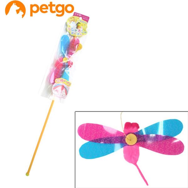 カシャカシャ音に拘った日本製！大きく振ると「ブンブン」と猫ちゃんが大好きな音をたてて狩猟本能を刺激します。糸の長さ：70cm、竿の長さ：46.5cm