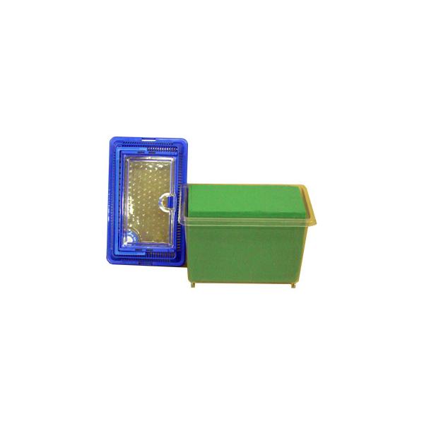 【発売日：2020年11月06日】ミニケースにセットしてあるオアシスをスプーンなどでけずって人工蛹室を作ります。保湿カバー付きなので乾燥を防ぎデリケートな蛹の飼育環境を守ります。（サイズ）W180×D110×H145mm