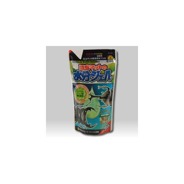 【発売日：2020年11月06日】昆虫マットの中にしぼり出すだけで高保水成分ジェルが水分と栄養をコントロール。液体の昆虫ウォーターに比べ長期間にわたり保水力が持続し、昆虫を乾燥から守ります。（容量）350g