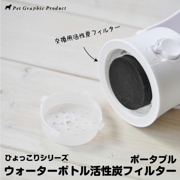 ・本商品はペット用携帯給水器専用フィルターです。　本来の用途以外では使用しないでください。・使用時、活性炭フィルターに付着している黒い粉が混ざることがございます。　フィルターを流水で洗ってからご使用ください。万一飲んでしまっても健康上問題は...