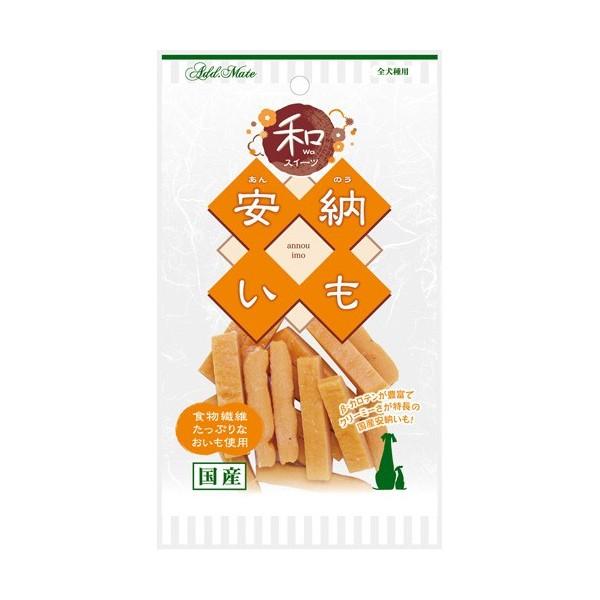 食物繊維豊富なさつまいもを使用したしっとりやわらかなトリーツ。β-カロテンが豊富な国産安納いもを使用。■対象ペット年齢：6ヶ月〜■対象ペット種：全犬種■原産国：日本■JAN：4903588127472