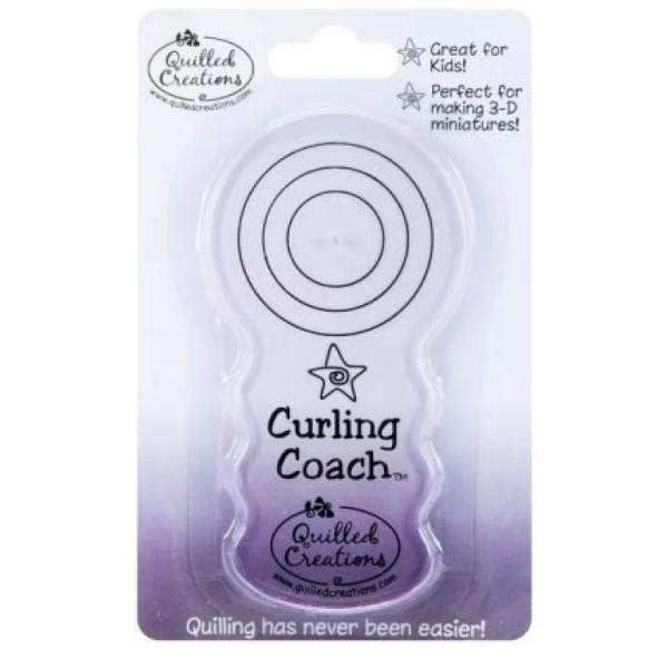 カーリングコーチはスロテッドツールでペーパーサークルを作成する際の手の負担を軽減させます。 ペーパーをきれいに回転させることは容易ではありませんが、このツールを使うと簡単に均等に回転させるサポートをしてくれます。 持ちやすく壊れにくく、クイ...