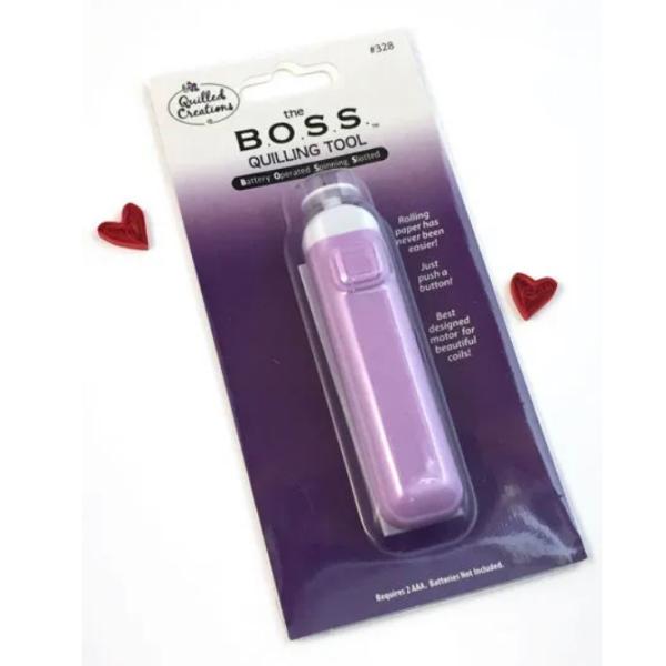 【Quilled Creations】BOSS Quilling ToolB.O.S.S.(バッテリー オペレート スピニング スロット)ツールを使えば、クイリングがもっと早く、もっと簡単になり作業時間を短縮できます。強力なモーターとワンタ...