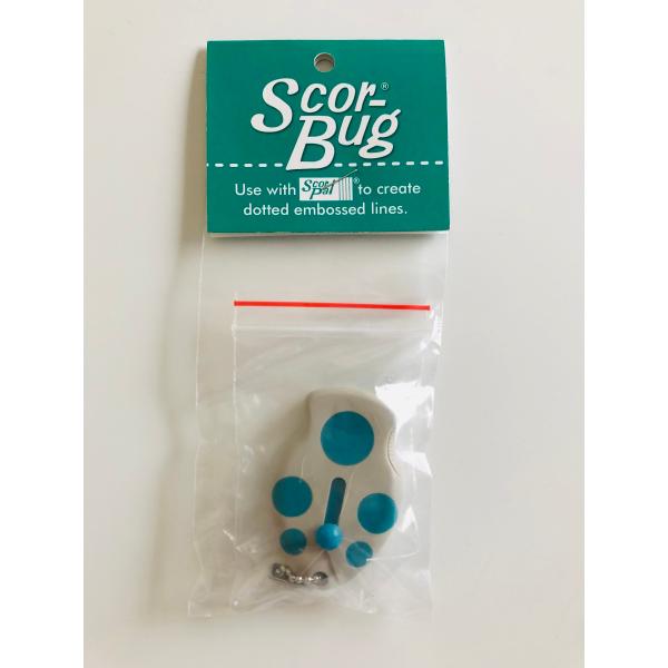 スコーバグ　エンボッサーScor-Bugは、あなたのペーパークラフトに質感と救済を追加する小さなバンプのような真珠の列をエンボス加工ロータリーツールです。裏面はピアスのように見える小さなくぼみのまっすぐな列になります。単にカードストックの上...