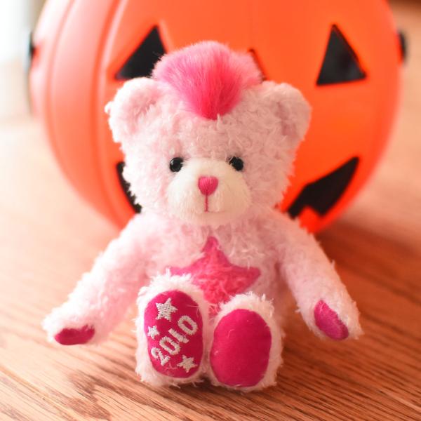 フェスに連れてって〜〜〜♪LOVE &amp; PUNKROCK！！！LOVEとROCKが無いと生きていけないやんちゃなテディベア。2010年生まれの方へのギフトにも！--サイズ--身長：約12cm（プティルウ製４Sサイズ）※モヒカン部分は...