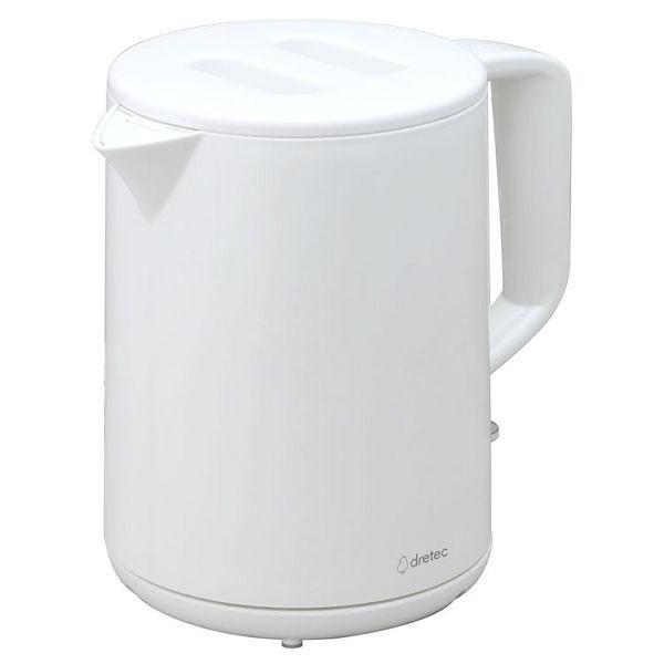 （検索用：電気ポット ケトル お湯 湯沸かし シンプル 1000ml 広口設計 dretec オートオフ機能 4536117031652）●翌日優良配送対象商品につきまして●下記の場合は対象外となります。・13時以降(休業日は12時以降)の...