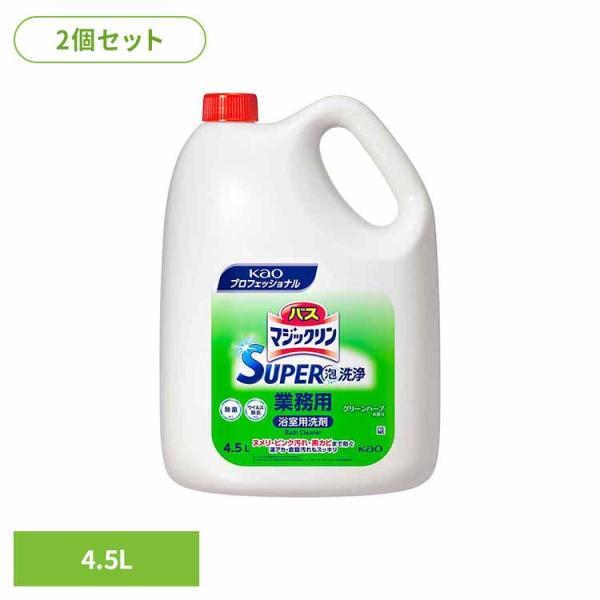 （検索用：業務用 洗剤 浴室 除菌 防カビ Kao ヌメリ防止 プロフェッショナル グリーンハーブ 4901301511706）  ●翌日優良配送対象商品につきまして● 下記の場合は対象外となります。 ・13時以降(休業日は12時以降)のご...