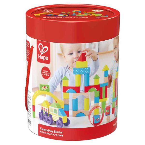 （検索用：ハペ HAPE 木製玩具 遊び方いっぱい カラフルつみき カラフル積み木 ブロック つみき つみきセット 6943478048126）●翌日優良配送対象商品につきまして●下記の場合は対象外となります。・13時以降(休業日は12時以...