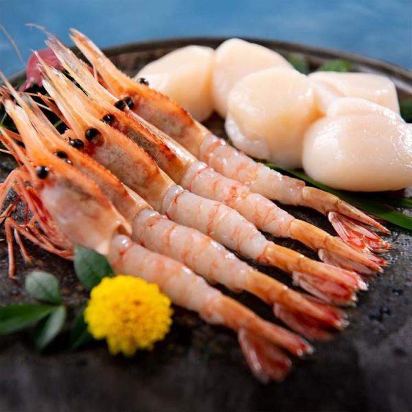 （検索用：ほたて 貝柱 ぼたんえび 刺身 ギフト 冷凍 ）●翌日優良配送対象商品につきまして●下記の場合は対象外となります。・13時以降(休業日は12時以降)のご注文の場合・お届け先が対象地域外の場合(離島も含む)・決済完了確認にお時間を頂...