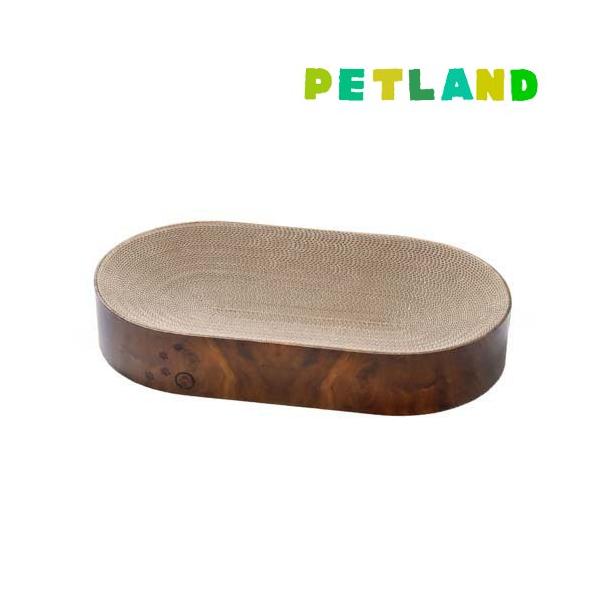 バリバリボウルXL オーバル ダークブラウン/猫用品/ブランド：猫壱/【発売元、製造元、輸入元又は販売元】MOON-X Japan株式会社/【バリバリボウルXL オーバル ダークブラウンの商品詳細】●バリバリボウルが横長にからだフィット形状...