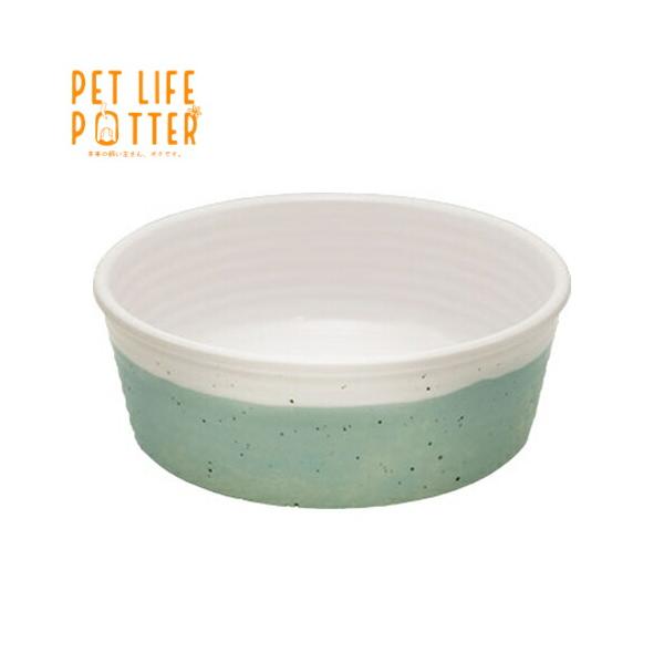 シュガーボウル パウダーグリーン 13.6×13.6×5 Tar Hong 犬 猫 食器 餌皿 おしゃれ 樹脂ボウル 底部にシリコンのすべり止めパッチ付き