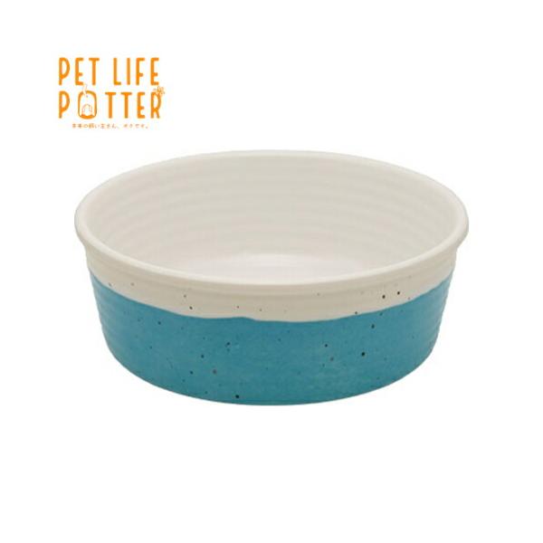 シュガーボウル パウダーブルー 13.6×13.6×5 Tar Hong 犬 猫 食器 餌皿 おしゃれ 樹脂ボウル 底部にシリコンのすべり止めパッチ付き