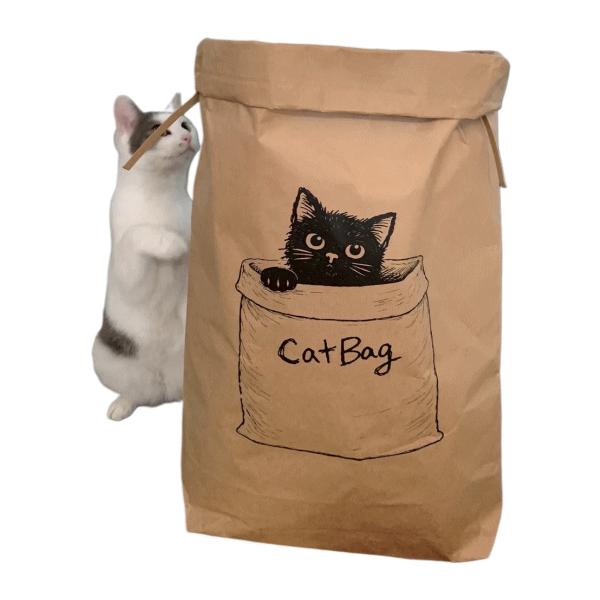 猫がよろこぶ米袋猫ちゃんのためにとても可愛い米袋を作りました。置いた時から興味津々、思わず入ってしまいます。日本製の二重構造で丈夫な米袋ですので少々の事では破けません。20kg用の大きいサイズですので、大き目の猫ちゃんも余裕で遊べます。袋が...