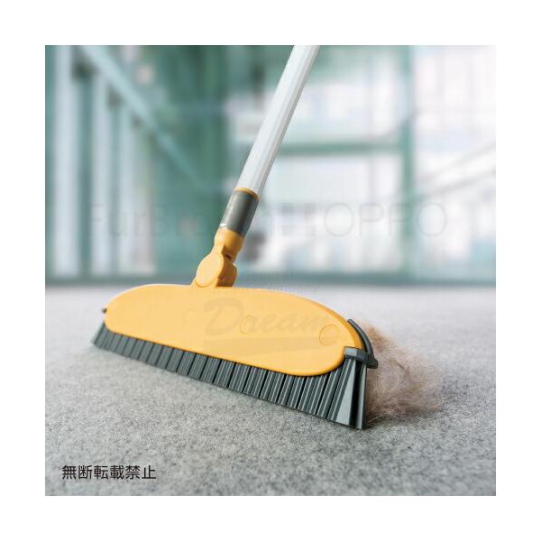 サイズ:約W330mmxD28mmxH1420mm(組立時)重さ:580g素材:(ヘッド)PP(ポリプロピレン)/TPE(柄)スチールパイプにポリエチレン樹脂接着被膜原産国:日本