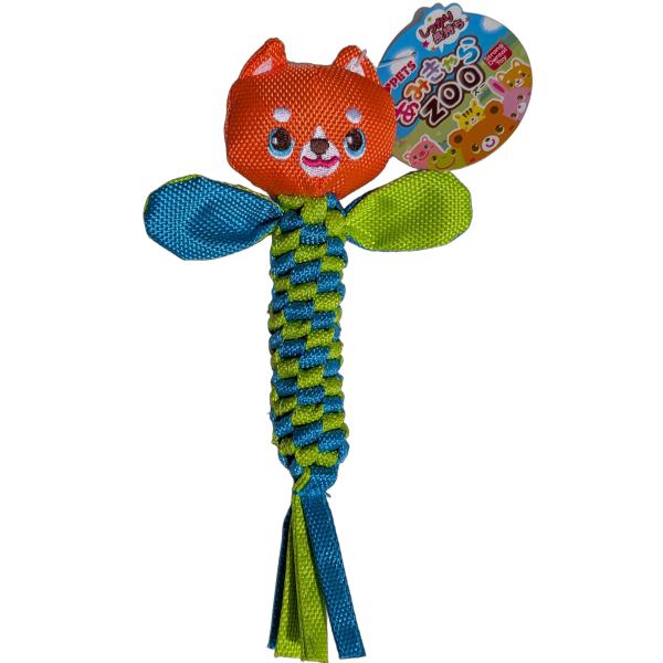 強くて丈夫なストロングデンタルトイ。ポップなキャラクターとビビットカラーがベストマッチ。編み編み部分をガシガシ噛めばデンタル効果抜群！顔の部分に鳴り笛付き。羽の部分にはカシャカシャフィルム入りです。強くて丈夫なナイロン生地でしっかり長持ち！...