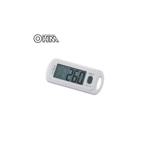 3Dセンサー搭載。設定不要ですぐに使用できる歩数計です。