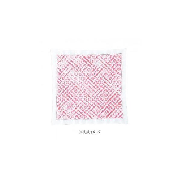 布に図案がプリントされているので、簡単に刺繍できます。