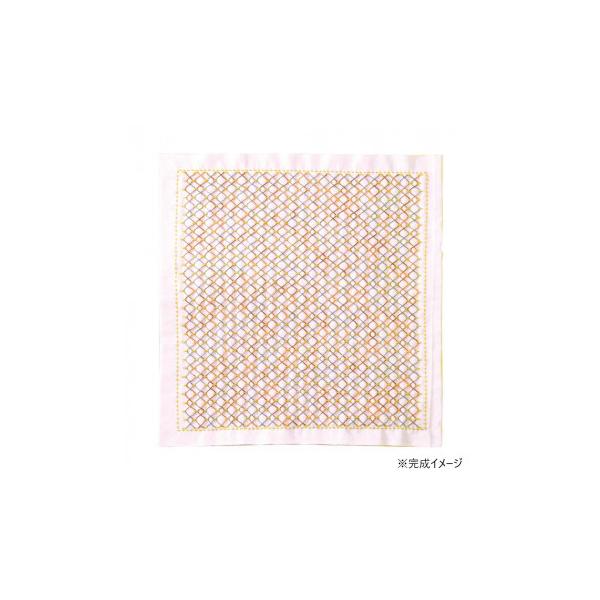 くぐり刺しの技法を学びながらかわいいふきんが作れます。