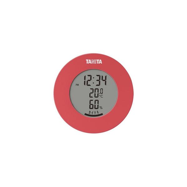 快適度や過去の最高・最低温湿度を表示します。置き式では傾斜がつき、マグネット使用時は傾斜がなくなる使い勝手のよい形状になっています。