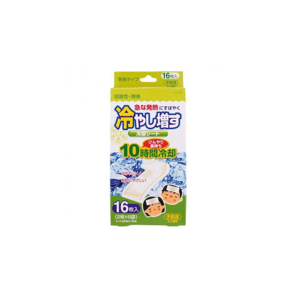剥がれにくくお肌にやさしい。急な発熱に使える冷却シートです。