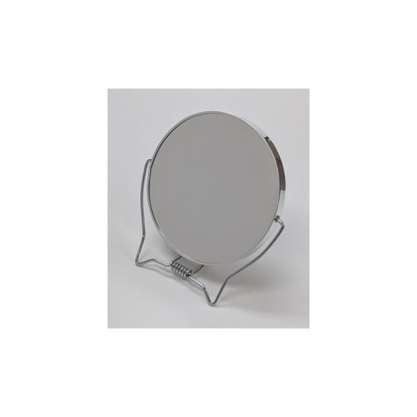 アイメイクや視力の弱い方、日々のスキンチェックに便利な高倍率ミラーです。可愛いデザインで、片面は等倍鏡のWミラータイプです。