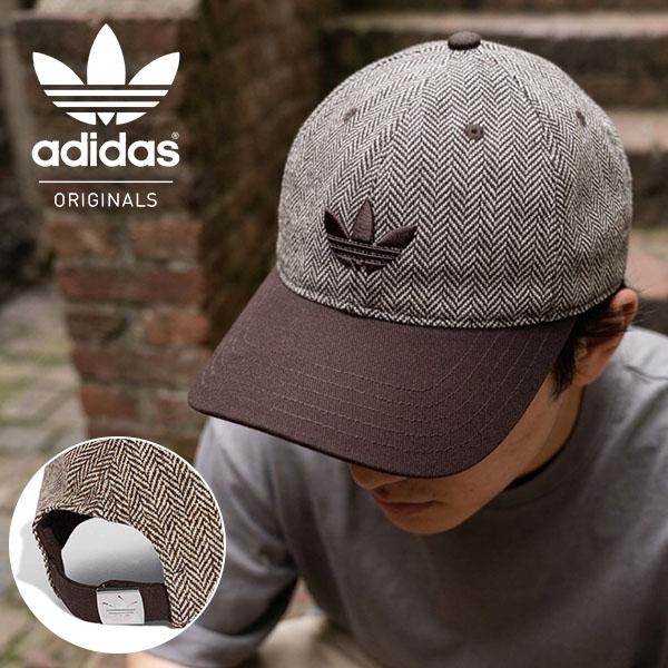adidas ORIGINALS（アディダス オリジナルス）TWEED CAP になります。メンズ・レディース・男性・女性・男女兼用・ユニセックスカラーブロックのつばが日常のファッションにぴったりの、クラシックなスタイルのキャップ。アディダ...