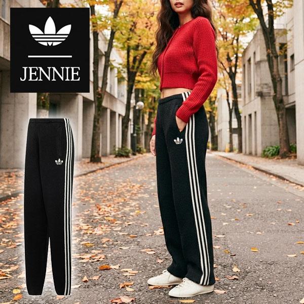 adidas ORIGINALS（アディダス オリジナルス）KNIT PANTS になります。レディース・女性・婦人バルーンレッグがつくるモダンなシルエットが魅力のルーズフィット パンツ。アディルナ シーズン2ｘジェニー ニット ルーズ パ...