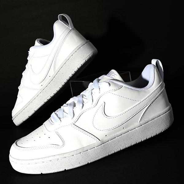 NIKE ナイキ ジュニア シューズ COURT BOROUGH LOW RECRAFT GS コート ボロー リクラフト 靴 白 ホワイト NIKE（ナイキ） スニーカー キッズ レディース コート ボロー LOW