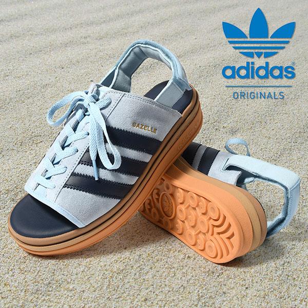 adidas ORIGINALS（アディダス オリジナルス）GAZELLE BOLD SANDAL W になります。メンズ・男性・紳士スポーツにインスパイアされたデザインがフレッシュでオーセンティックな個性を与えるサンダル。アディダスのクラ...