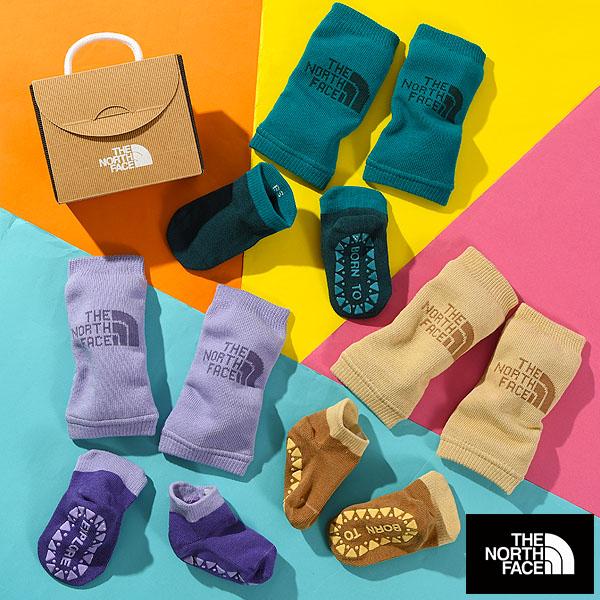 THE NORTH FACE（ザ・ノースフェイス） B Nuptse Leg Warmer&amp;Socks Set（ベビー ヌプシ レッグウォーマー＆ソックス セット ）男児 女児 ジュニア ガールズ 子供用 レッグウォーマーと靴下の2...