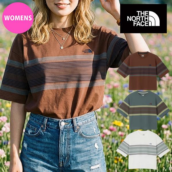 【※こちらの商品は「ネコポス発送」になりますので同梱や複数購入は出来ませんのでご了承の上ご検討ください。】THE NORTH FACE (ザ・ノースフェイス) (ザ・ノース・フェイス)S/S Free Run Panel Border Cr...