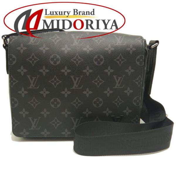 ■商品情報取扱店舗：ミドリヤ川越本店状態：中古Aランク型番：M46255ライン：モノグラムエクリプス素材：PVC色：ノワール / マットブラック金具サイズ：W26cm×H20cm×D7cm開閉：マグネット式シリアル：RFID(ICチップ)内...