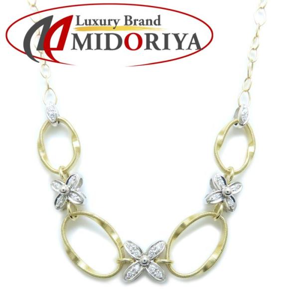 ■商品情報取扱店舗：銀座店 (TEL03-6264-4880)状態：中古Aランク型番：CG829-B3-YW素材：K18YG イエローゴールド / K18WG ホワイトゴールドサイズ：44.5cm[トップ]縦8.1mm x 横8.3mm重量...