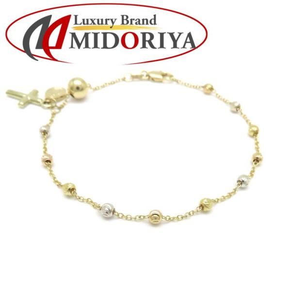 ■商品情報取扱店舗：ミドリヤ川越本店状態：中古Aランク素材：K18スリーカラーゴールドサイズ：18.5cm[トップ]縦11.6mm x 横8.2mm[トップ]直径6.1mm[全長]16.4ミリ重量：2.9g付属品：なし備考： [全体] うっ...